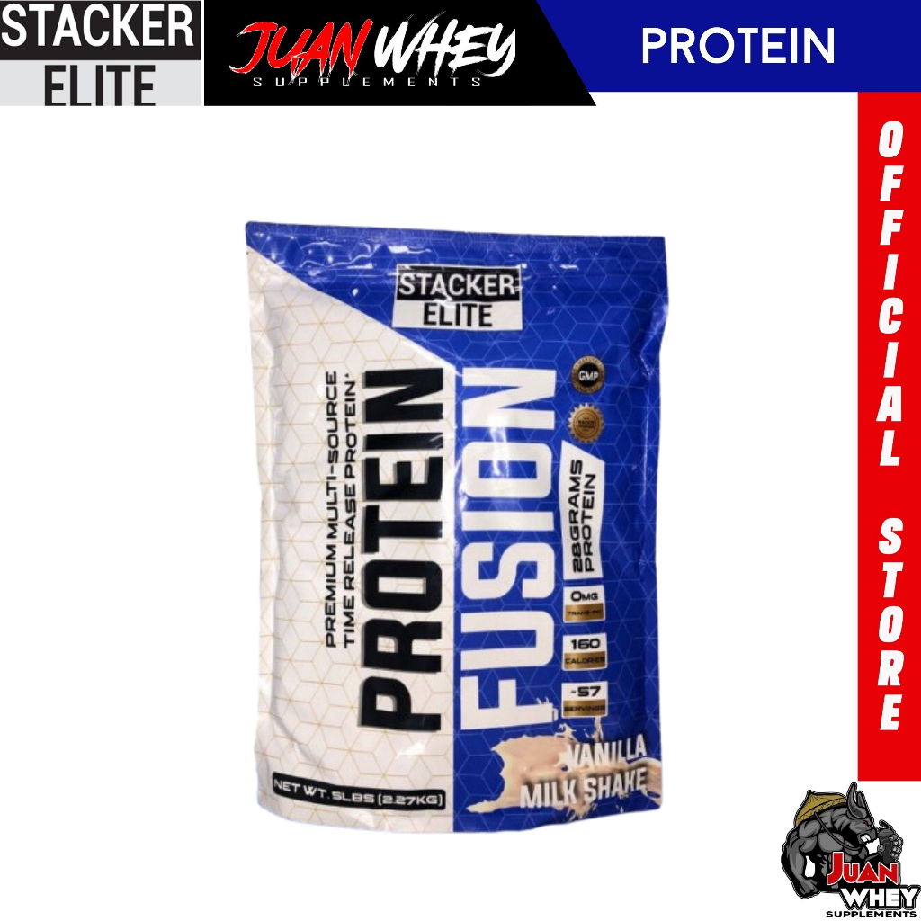 Stacker Elite Protein Fusion 5lbs with Freebie | Shopee Philippines