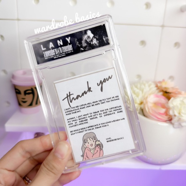 LANY ANTR Concert Ticket Frame/ Photocard Frame with Stand and FREE ...