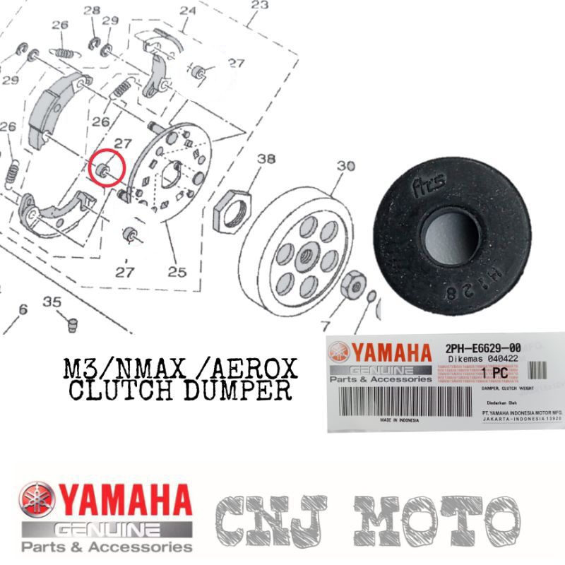 DAMPER CLUTCH (M3, AEROX, NMAX) SOLD PER PIECE | Shopee Philippines