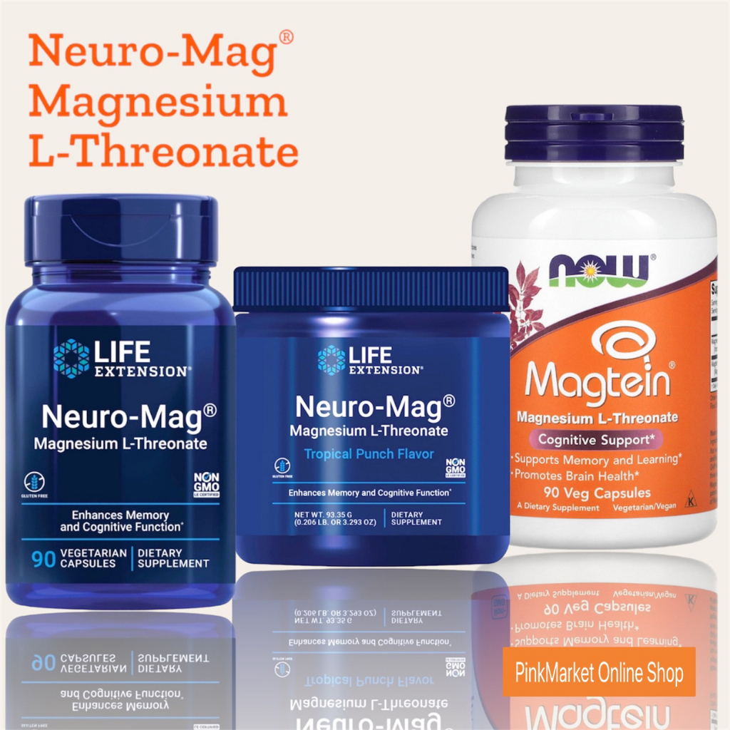 Life Extension, Neuro - Mag, Magnesium L-Threonate, 90 Vegetarian ...