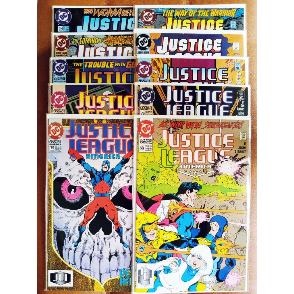 Justice League America 65-112, JL Europe 2-8, JL of America 9-13 JL ...