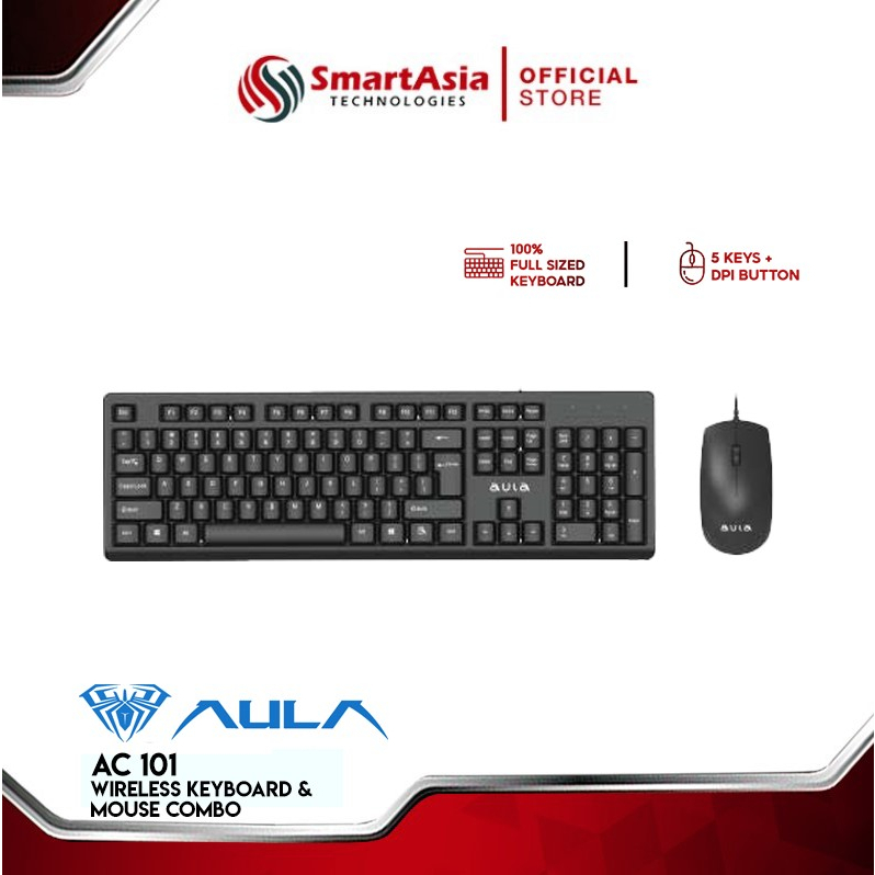 Aula USB Wired Keyboard & Mouse Combo AC101 | Shopee Philippines