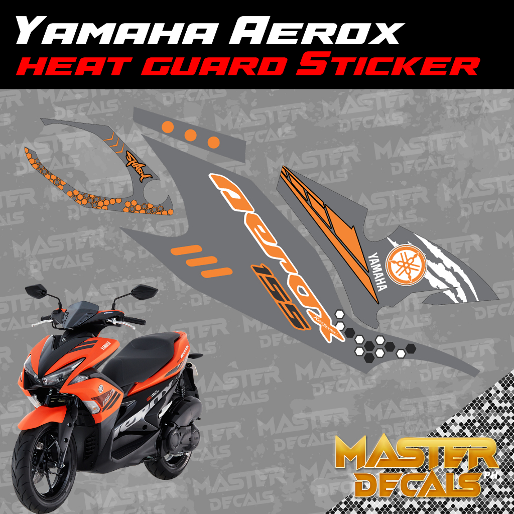 Aerox v2 Nmax v2 Heatguard Sticker Only | Shopee Philippines