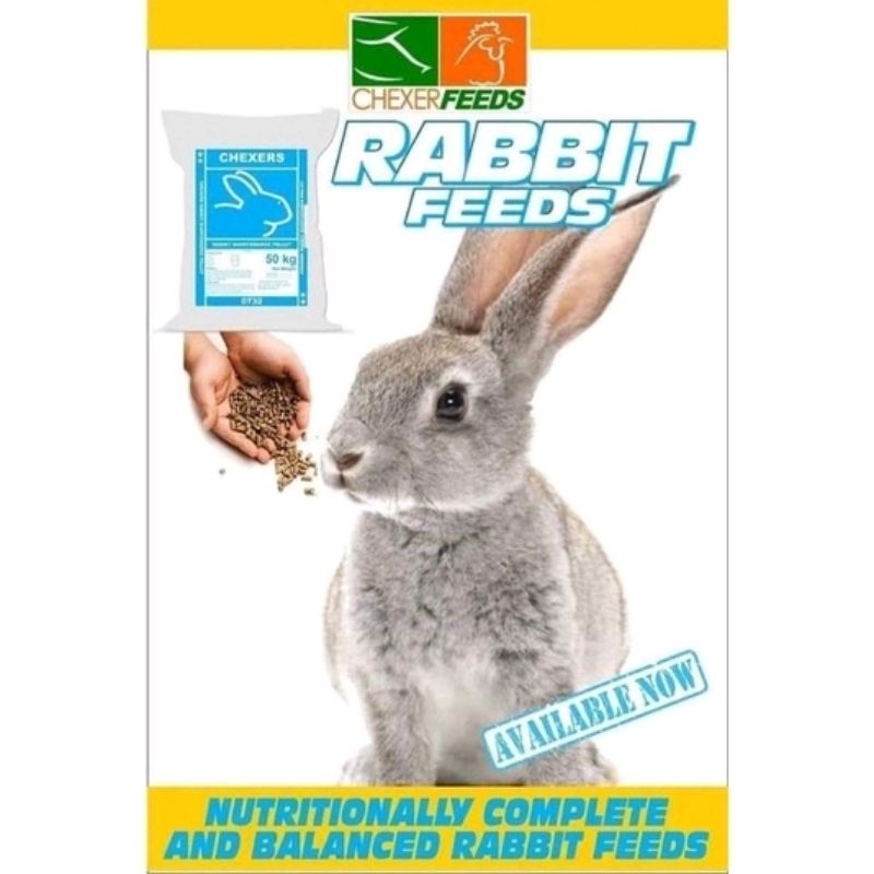 5 TO 6 KGS PACK CHEXERS RABBIT FEEDS | Shopee Philippines
