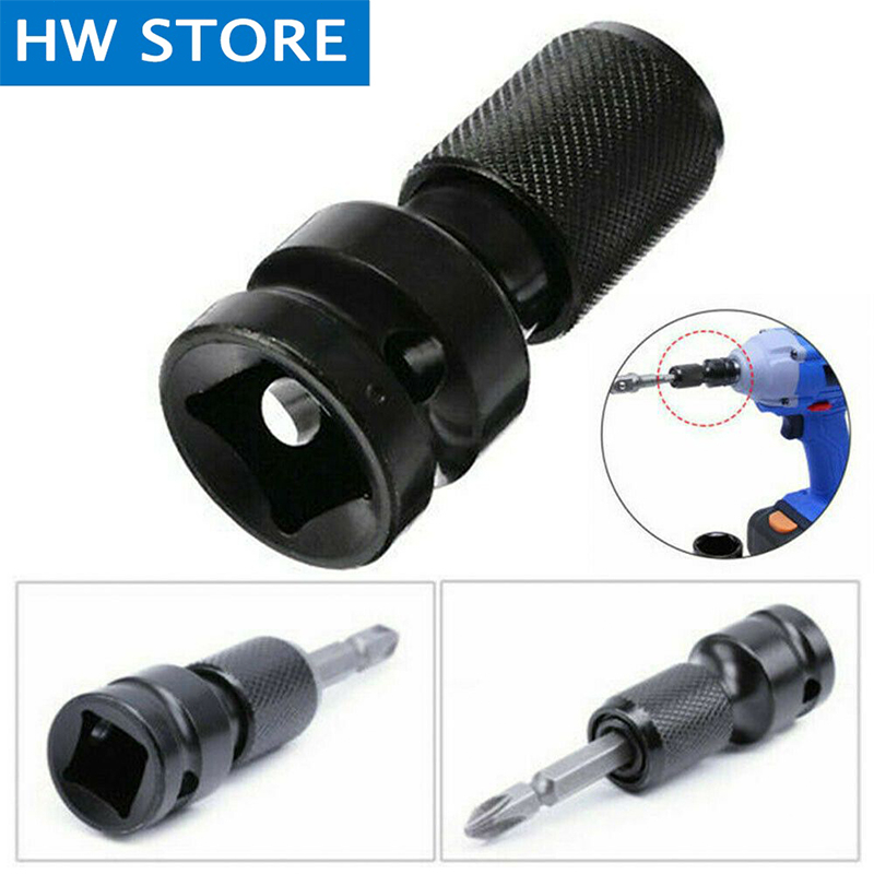 1/2" to 1/4" Hex Shank Adaptor Quick Release Impact Driver Electric ...