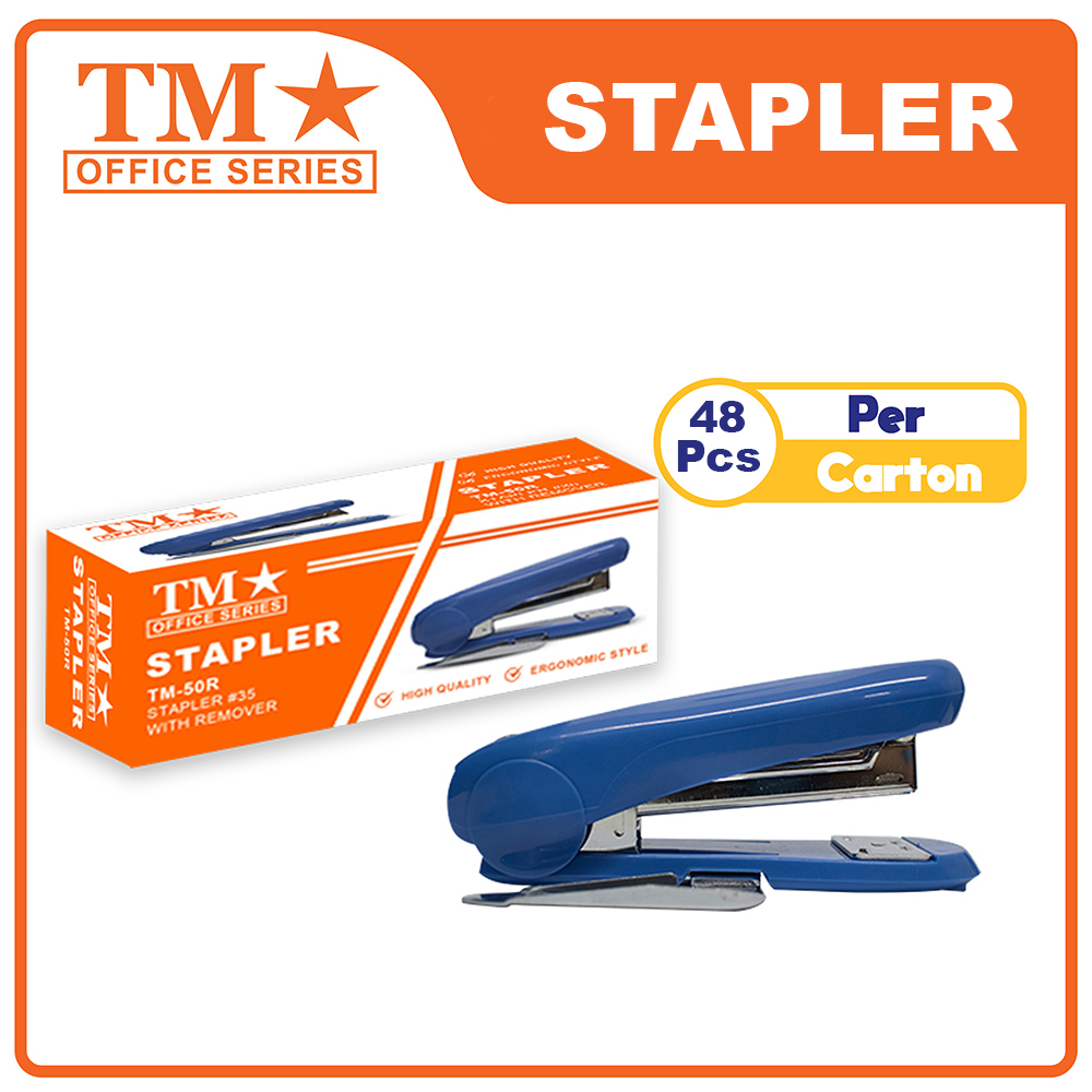TM 48 pcs Stapler #35 with Remover (TM-50R) | Shopee Philippines