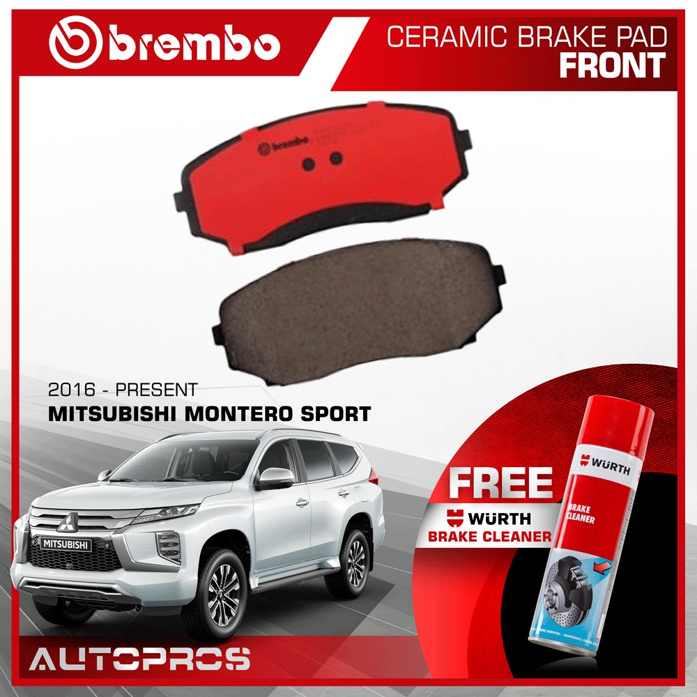 BREMBO P54059N Ceramic Front Brake Pads For 2016-Present Mitsubishi ...