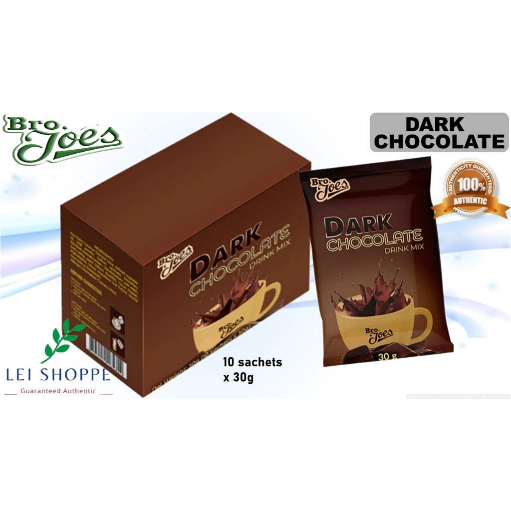 DARK CHOCOLATE Drink Mix [Bro. Joes] 10 Sachets/Box | Shopee Philippines