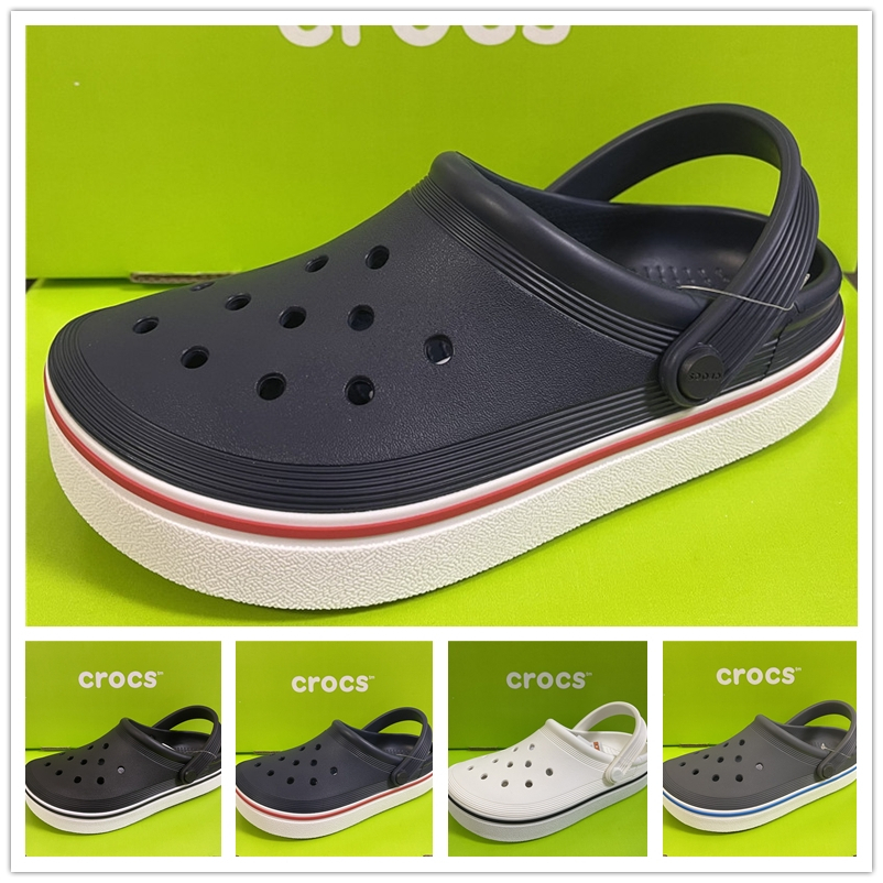 crocs clean crocband clog sandals for unisex with ecobag | Shopee ...