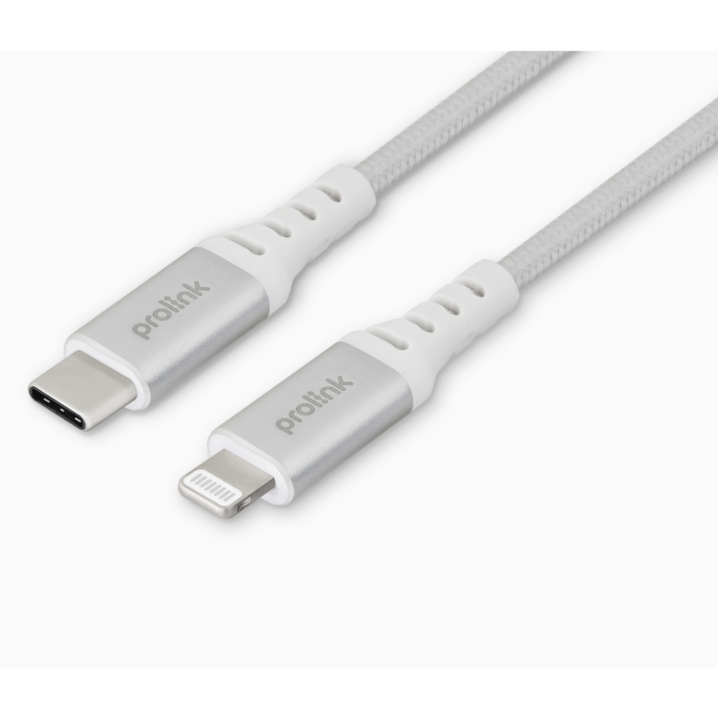 Prolink GCL-30-01 30W USB-C to Lightning PD Cable |Nylon braided| Fast ...