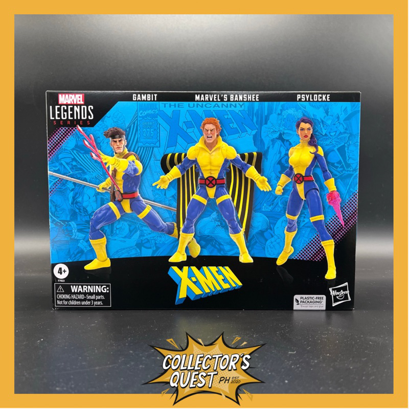 Marvel Legends 60th Anniversary X-Men Gambit, Banshee, Psylocke 3 Pack Figure | Shopee Philippines