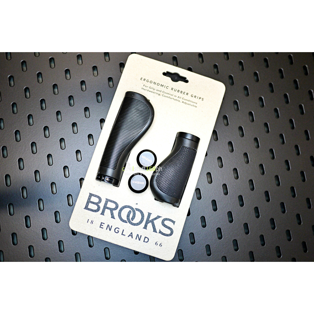 CS168ph ORIGINAL Brooks Ergonomic Rubber Handlebar Bicycle Grips ...