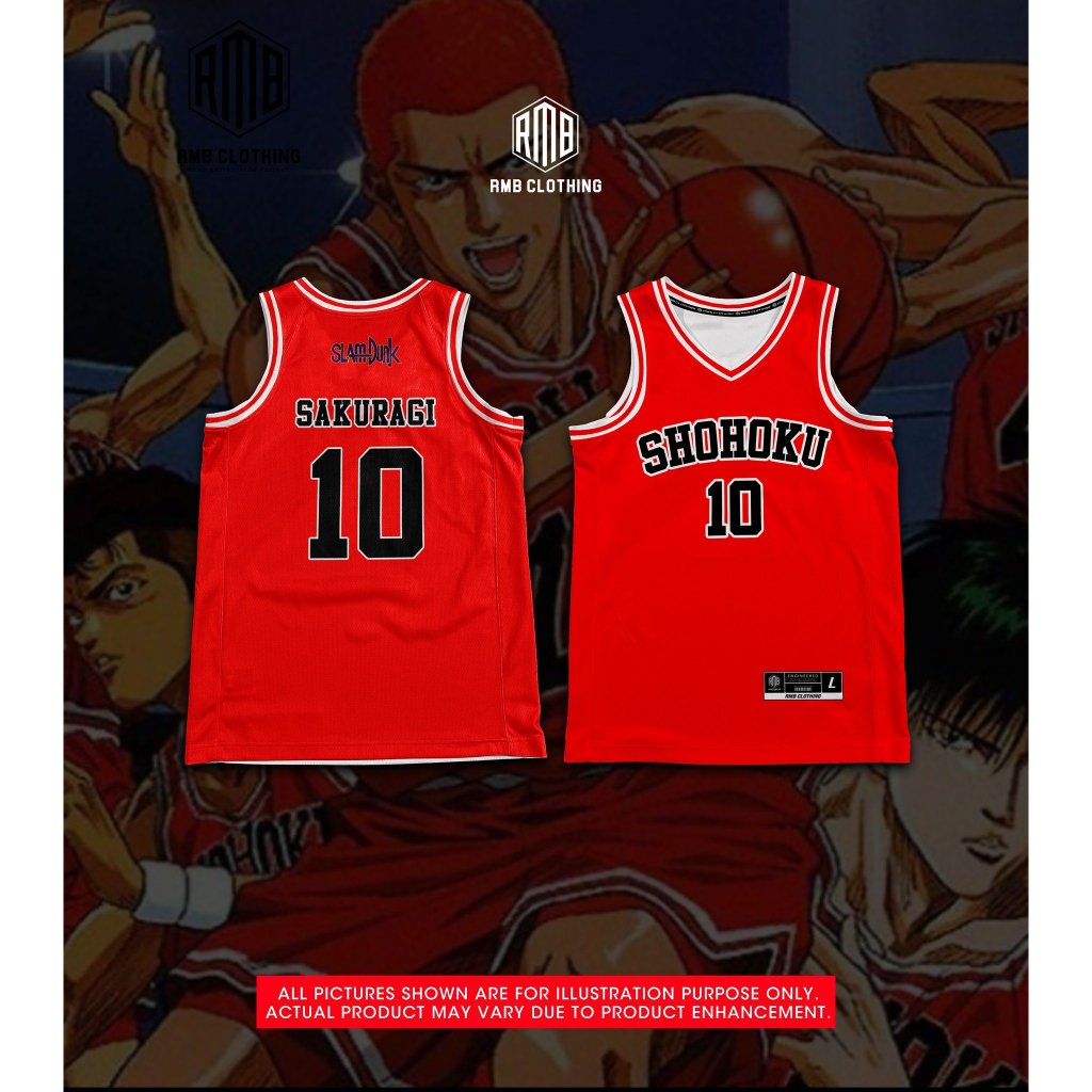 Slum dunk Shohoku Team Jersey - Full sublimation | Shopee Philippines