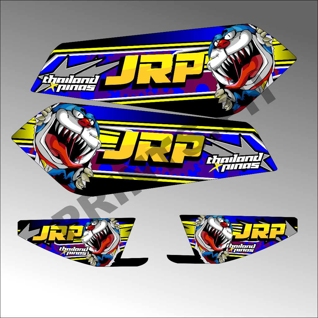 TMX RUSI PINOY MOTOPOSH SKYGO DECALS STICKER THAI DOREAMON JRP | Shopee ...