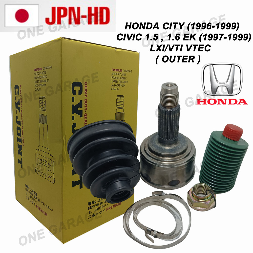 JPN-HD CV Joint For HONDA CITY (1996-1999) CIVIC 1.5 , 1.6 EK (1997-1999) LXI/VTI VTEC ( OUTER ...