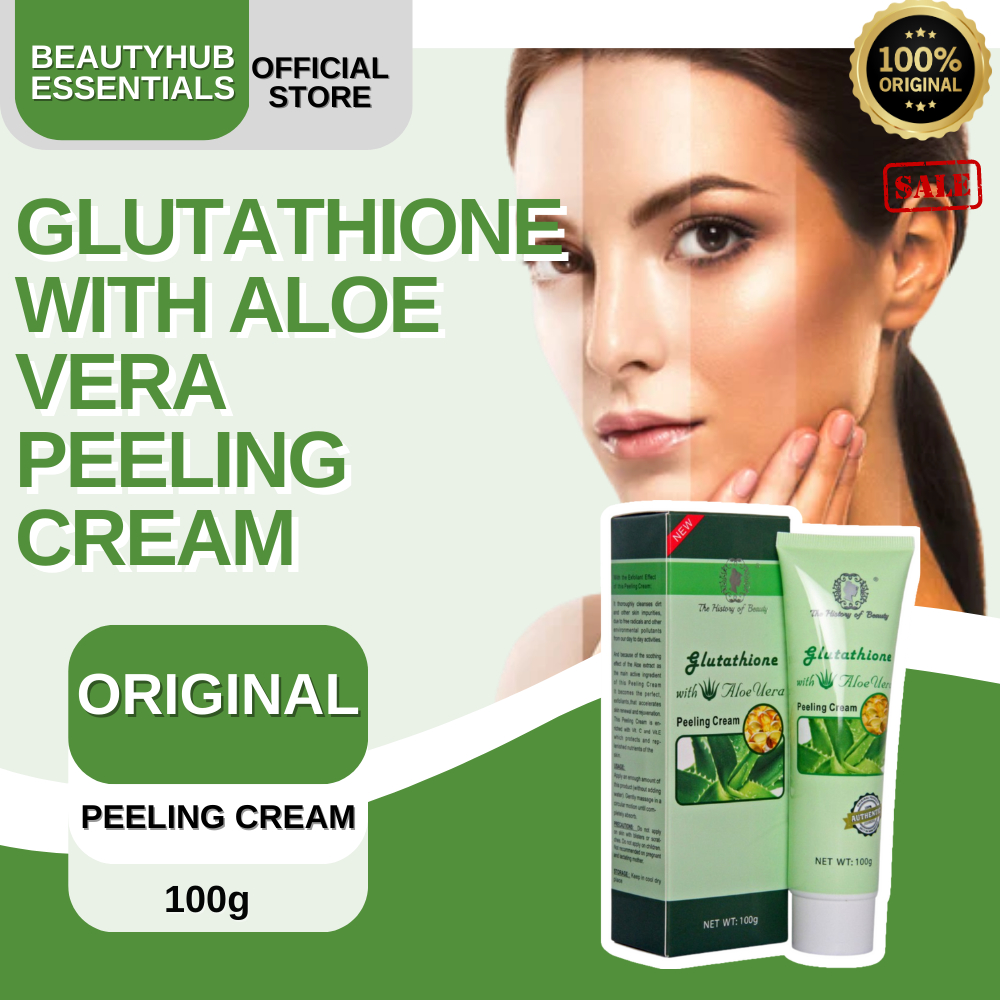 Glutathione With Aloe Vera Peeling Cream Exfoliate Renewing Skin ...