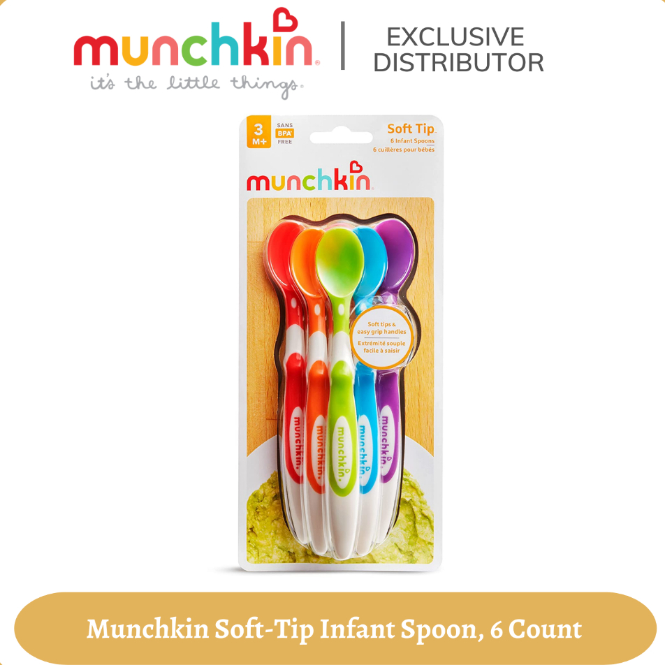 Munchkin Soft-Tip Infant Spoon, 6 Count | Shopee Philippines