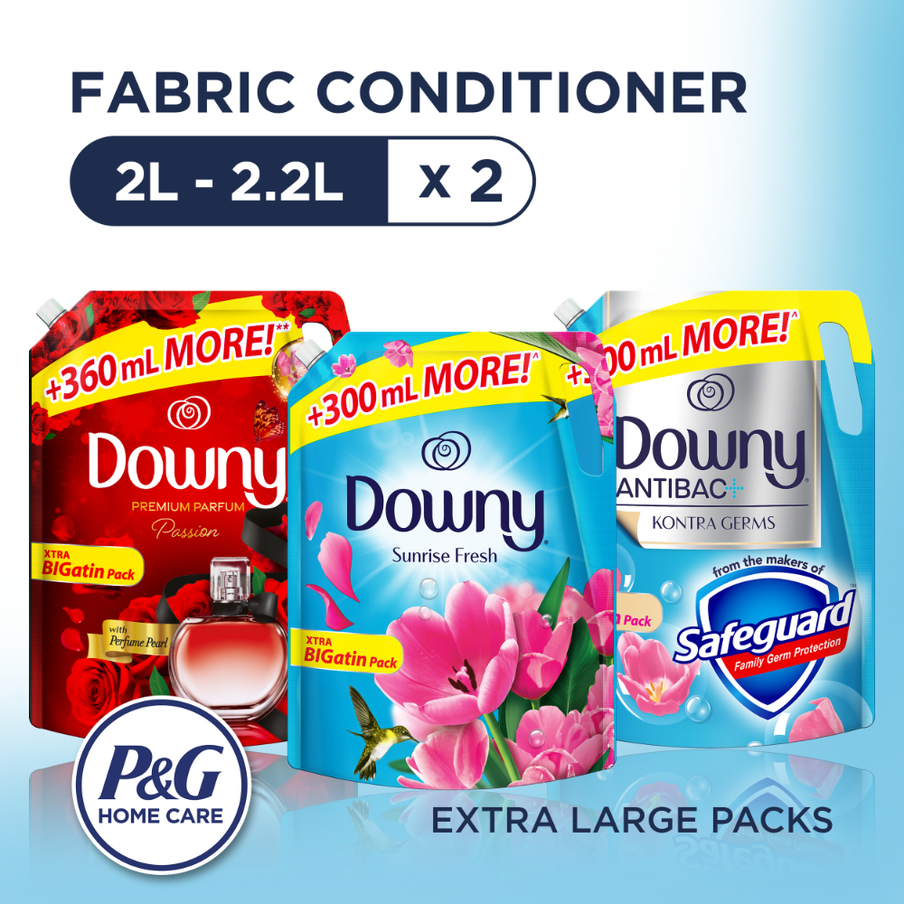 Downy Fabric Conditioner Sunrise Fresh Antibac Kontra Germs Passion 2L ...