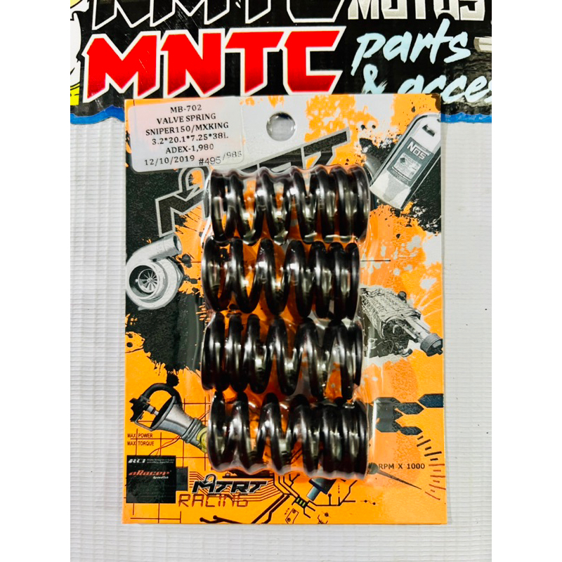 MTRT RACING VALVES SPRING SNIPER150 4PCS | Shopee Philippines
