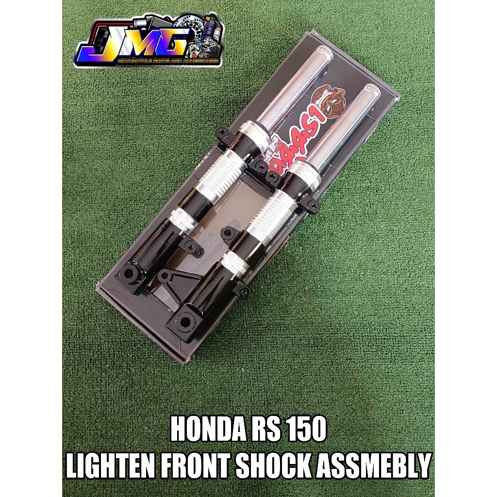 LIGHTEN FRONT SHOCK ASSEMBLY HONDA RS150 SILVER | Shopee Philippines