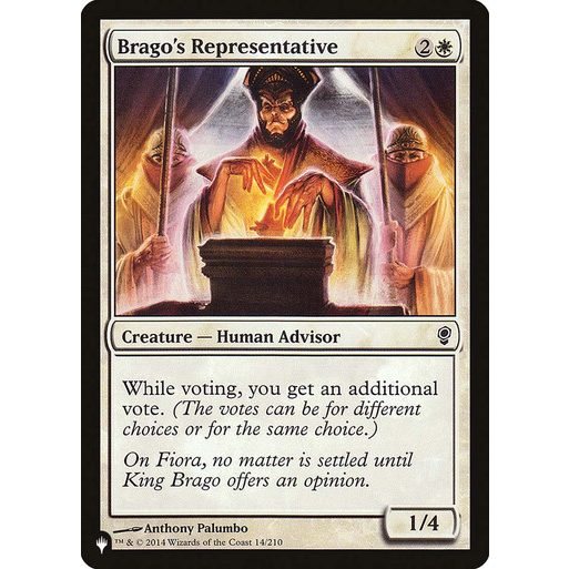 Brago's Representative - The List - Common - MTG Cards (WotC) | Shopee ...