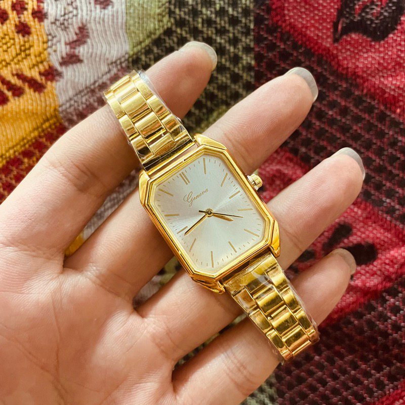 Relo Geneva stainless steel fashion jewelry watch for women’s | Shopee ...