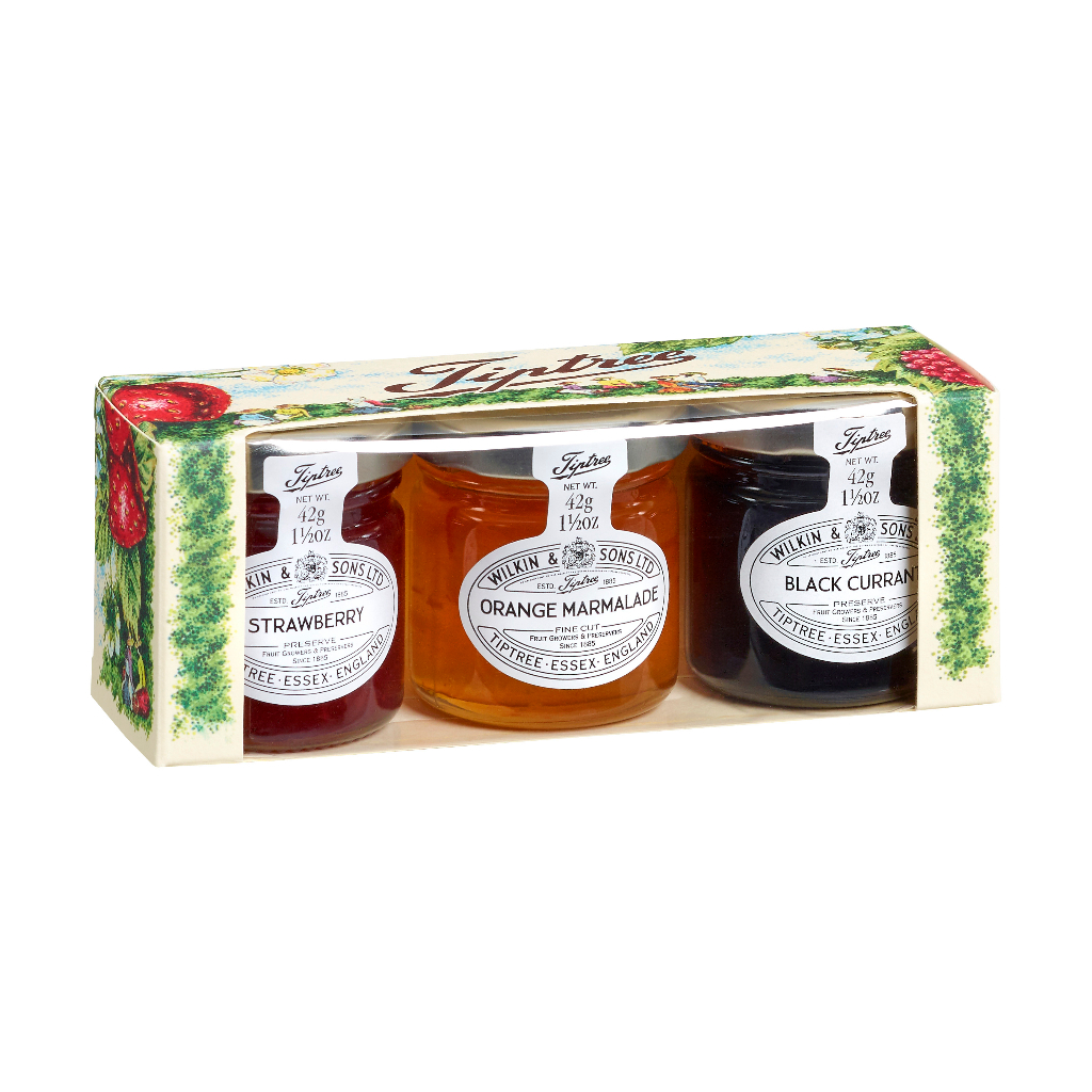TIPTREE TRIO JAMS AND MARMALADE MINIATURE 3X42G / WORLD CLASS JAM ...