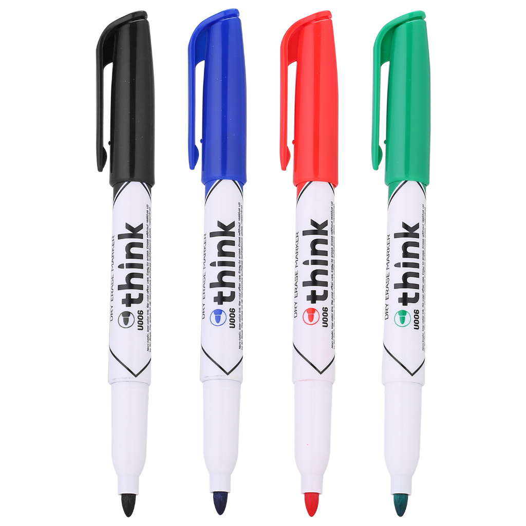 Deli EU00620/30/40/50 Think Dry Erase Whiteboard Marker 1.2mm Bullet ...
