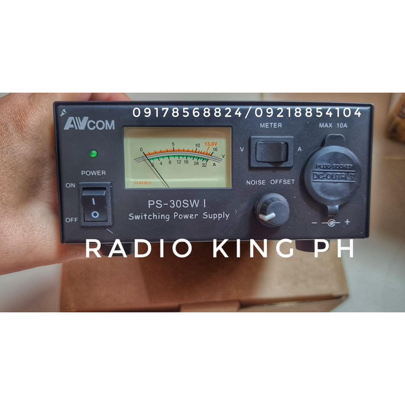 AVCOM 30 AMP SWITCHING POWER SUPPLY ANALOG DISPLAY METER | Shopee ...