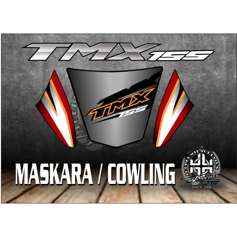 tmx 155 cowling sticker maskara for honda | Shopee Philippines
