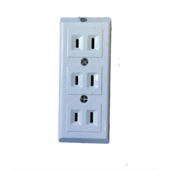 ANAM Extension Outlet Surface Type 3 Gang Flat Pin - Legrand ALH3213 ...