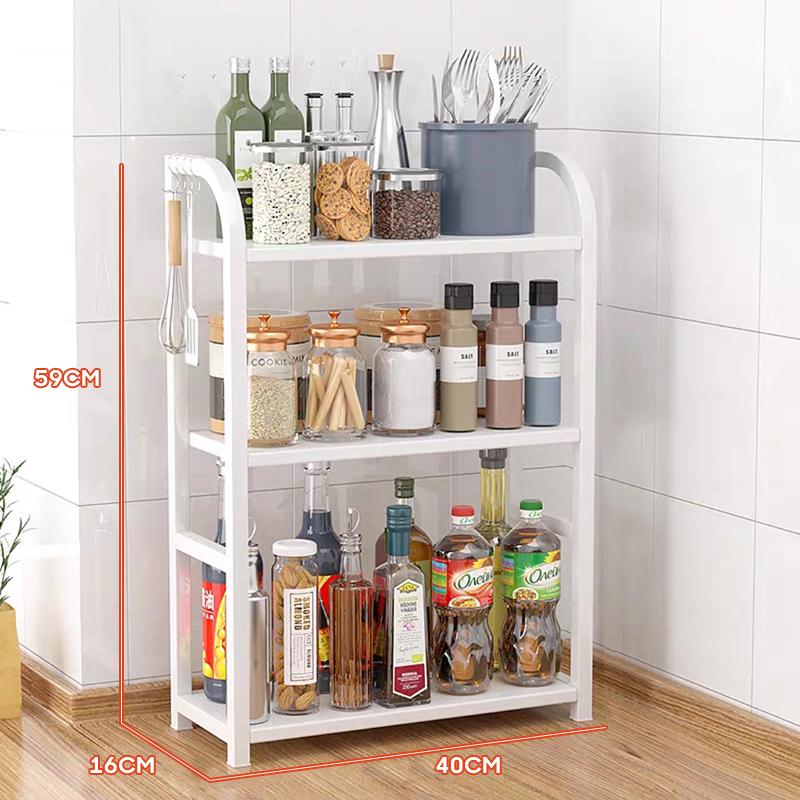 COD 2 / 3 Tiers Condiments Organizer Utensils Organizer Spice Rack ...
