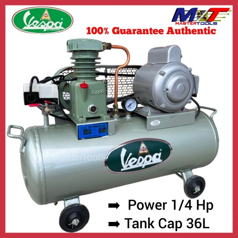 Vespa Air Compressor 1/4hp Belt Type TAIWAN MADE 100% GUARANTEE ...