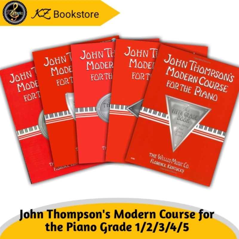 John Thompson's Modern Course for the Piano 1st/2nd/3rd/4th/5th Grade ...
