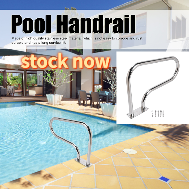 304 Stainless Steel Pool Hand Rail Swimming Pool Stair Rail Thickened ...