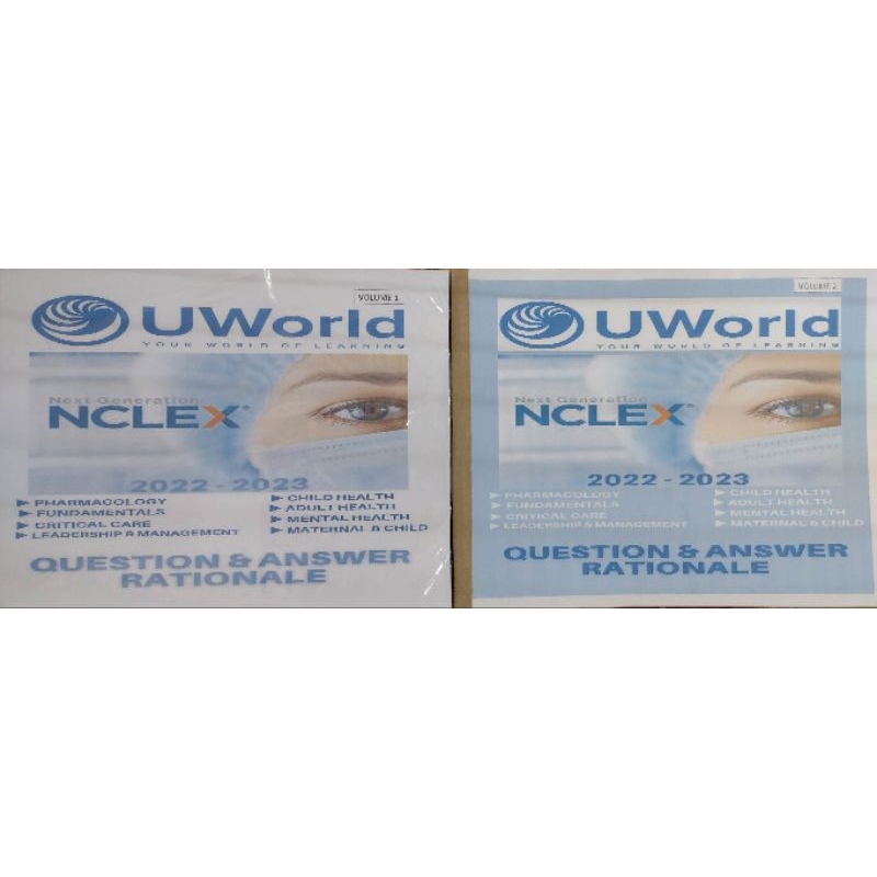 nclex-rn Uworld Q&a 2019/2021 /2021-2022 /2023 | Shopee Philippines