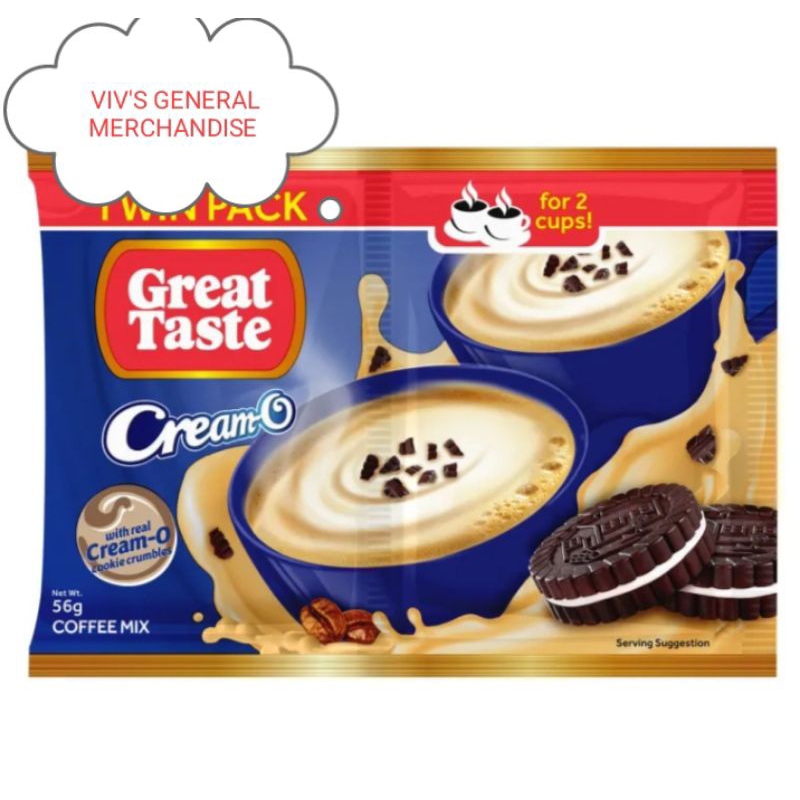 Great Taste Cream-o Coffee Mix ( 56g ) | Shopee Philippines