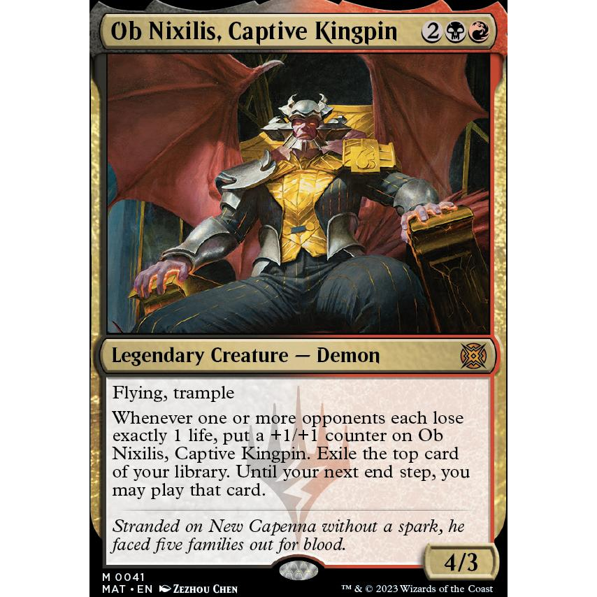 Ob Nixilis, Captive Kingpin Mythic March of the Machine The Aftermath ...