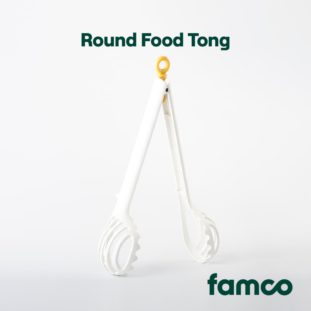 Famco Round Food Tong - Stainless Steel Serving Tongs for Kitchen ...