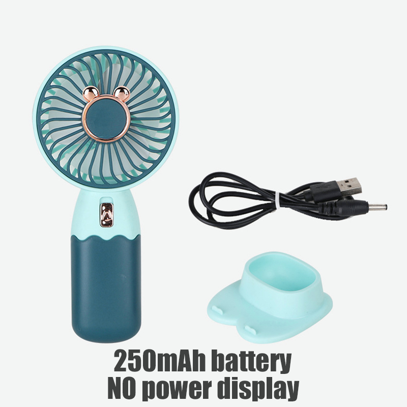 GOOJODOQ Portable Mini Fan Rechargeable for School Kids Electric Small ...