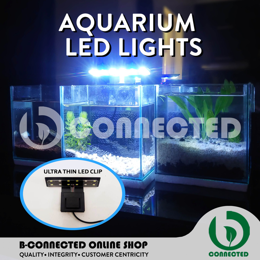 AQUARIUM LED LIGHT FISH TANK - EXPANDABLE / SUBMERSIBLE / THIN LED CLIP ...