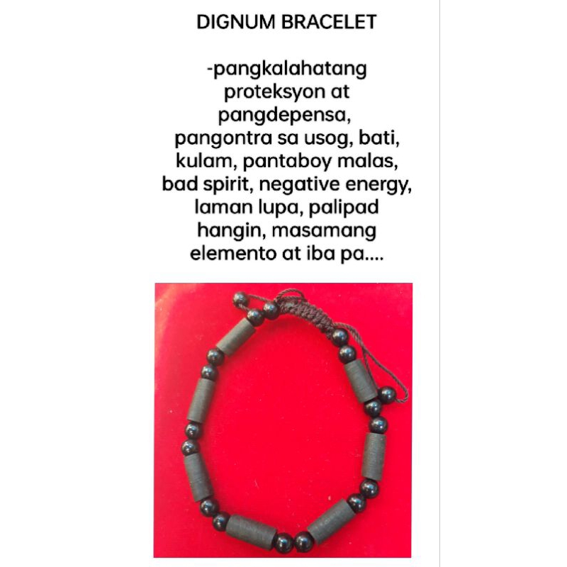 Dignum Bracelet Blessed Charmed Protection | Shopee Philippines