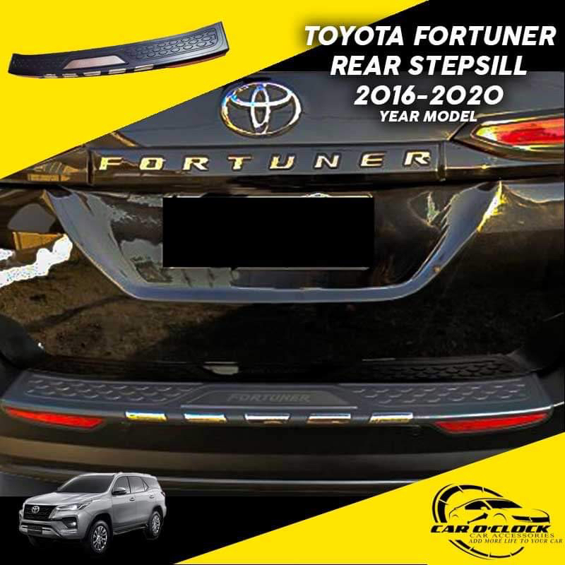 Toyota Fortuner 2016-2021 Rear Trunk Stepsill | Shopee Philippines