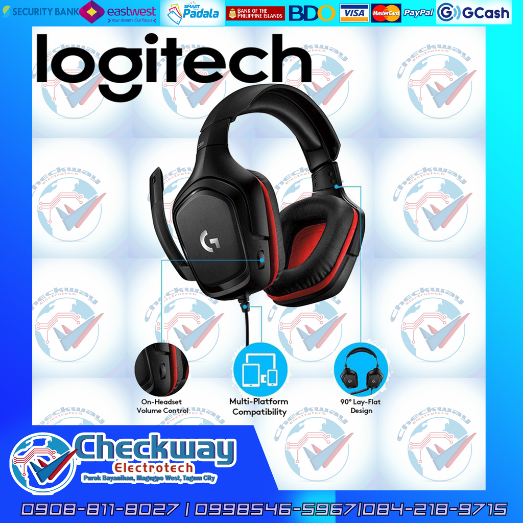 Logitech G331 Multi-Platform Stereo Gaming Headset| ORIGINAL LOGITECH ...