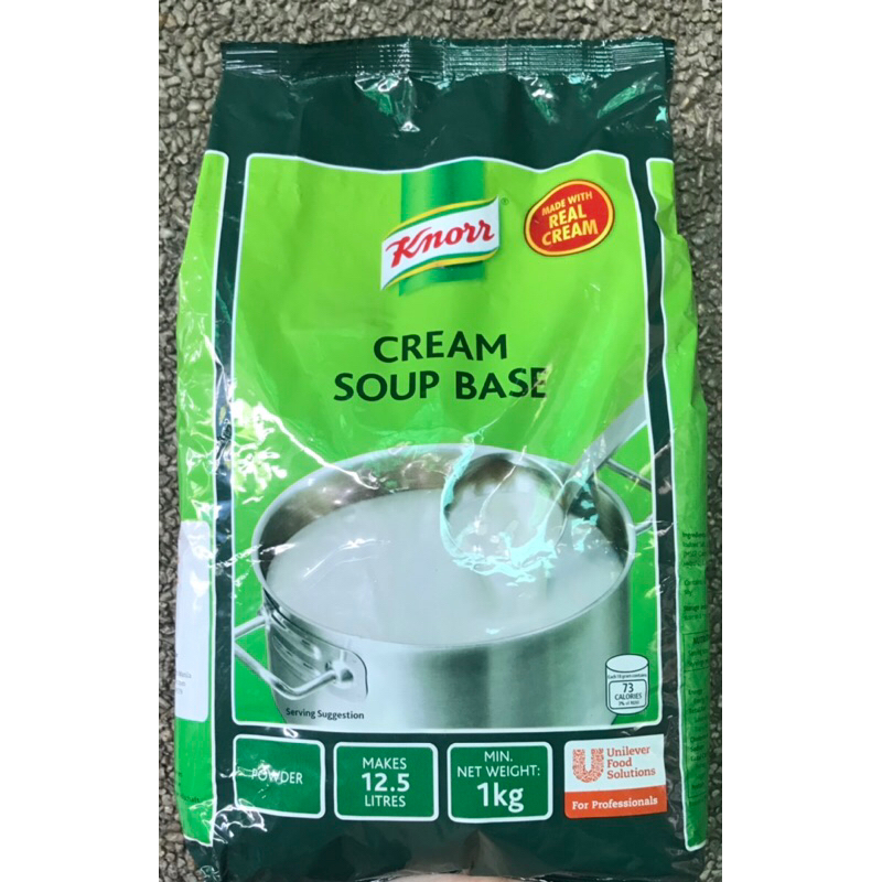 Knorr Cream Soup Base Made with Real Cream 1kg | Shopee Philippines