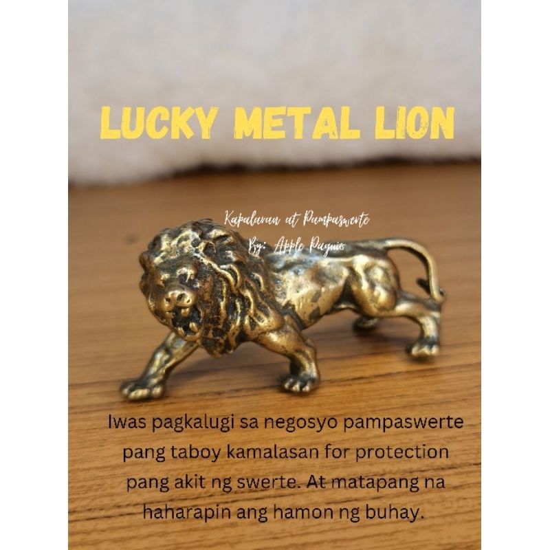 Lucky Metal Lion(small size) | Shopee Philippines