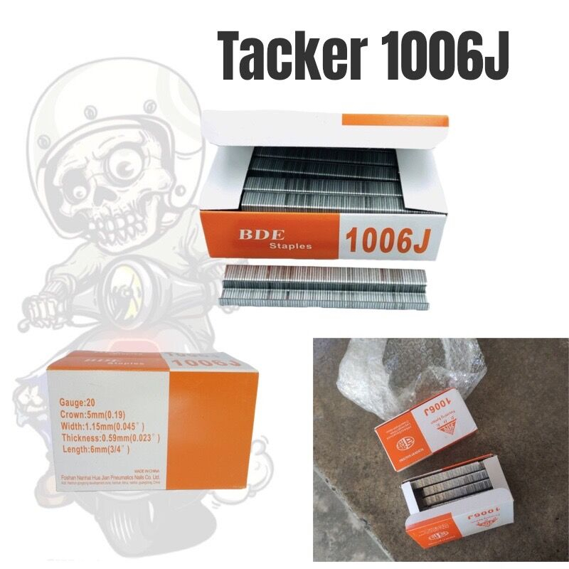 BIGBANG Motorcycle Staple Wire Bala Ng Tacker 1006J(per box) | Shopee ...