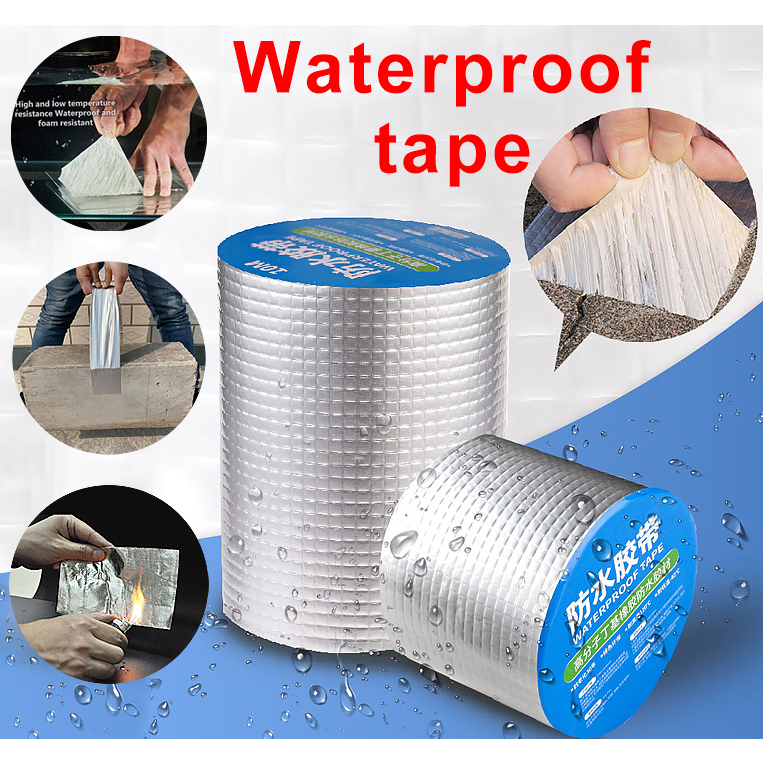 6size Tape for roof leak waterproof Aluminum foil Sealant Butyl tape ...
