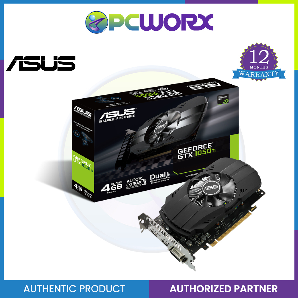 Asus Phoenix GeForce® GTX 1050 Ti 4GB GDDR5 is the best for compact ...