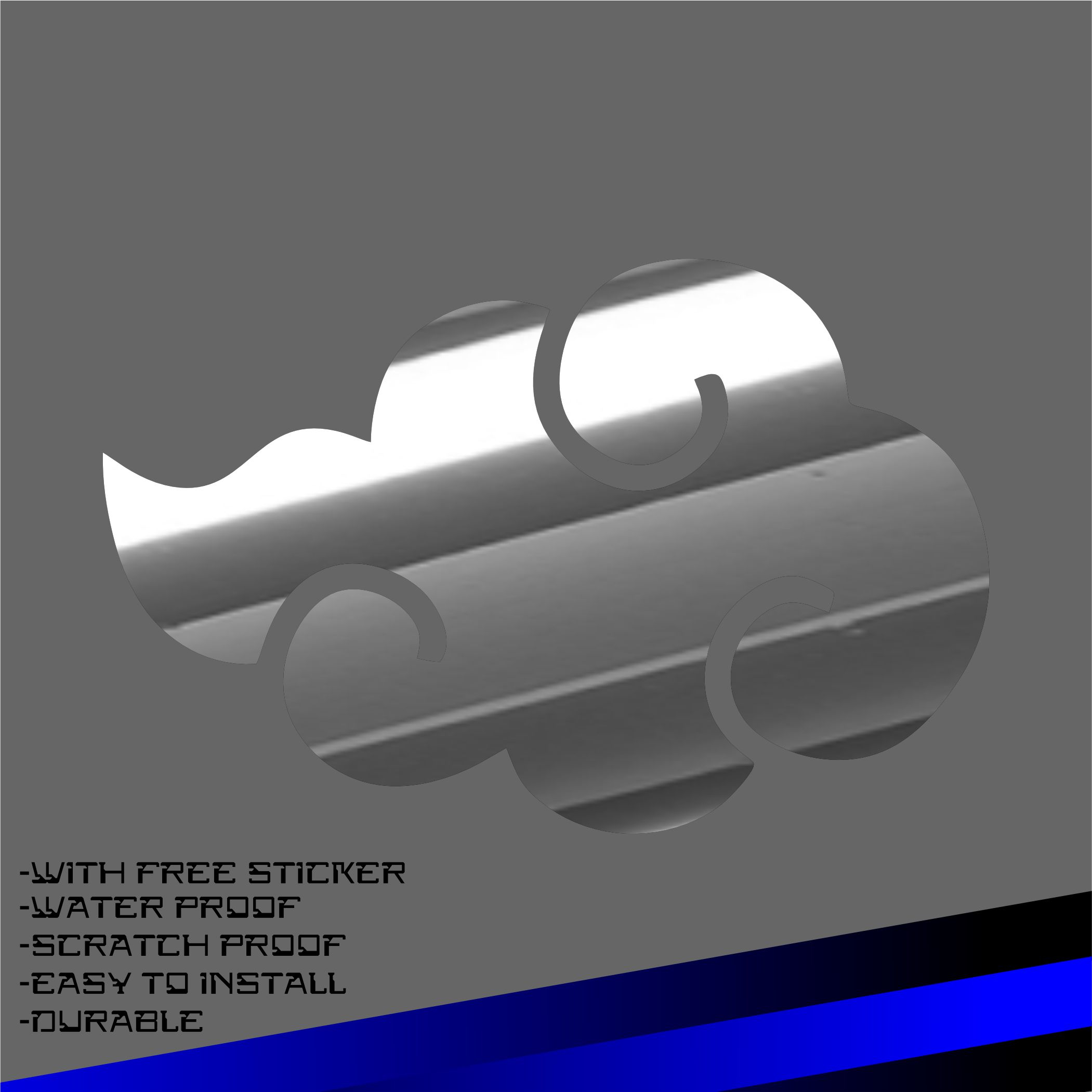 NARUTO SHIPPUDEN Akatsuki cloud Logo Vinyl Cut Out Sticker high quality ...